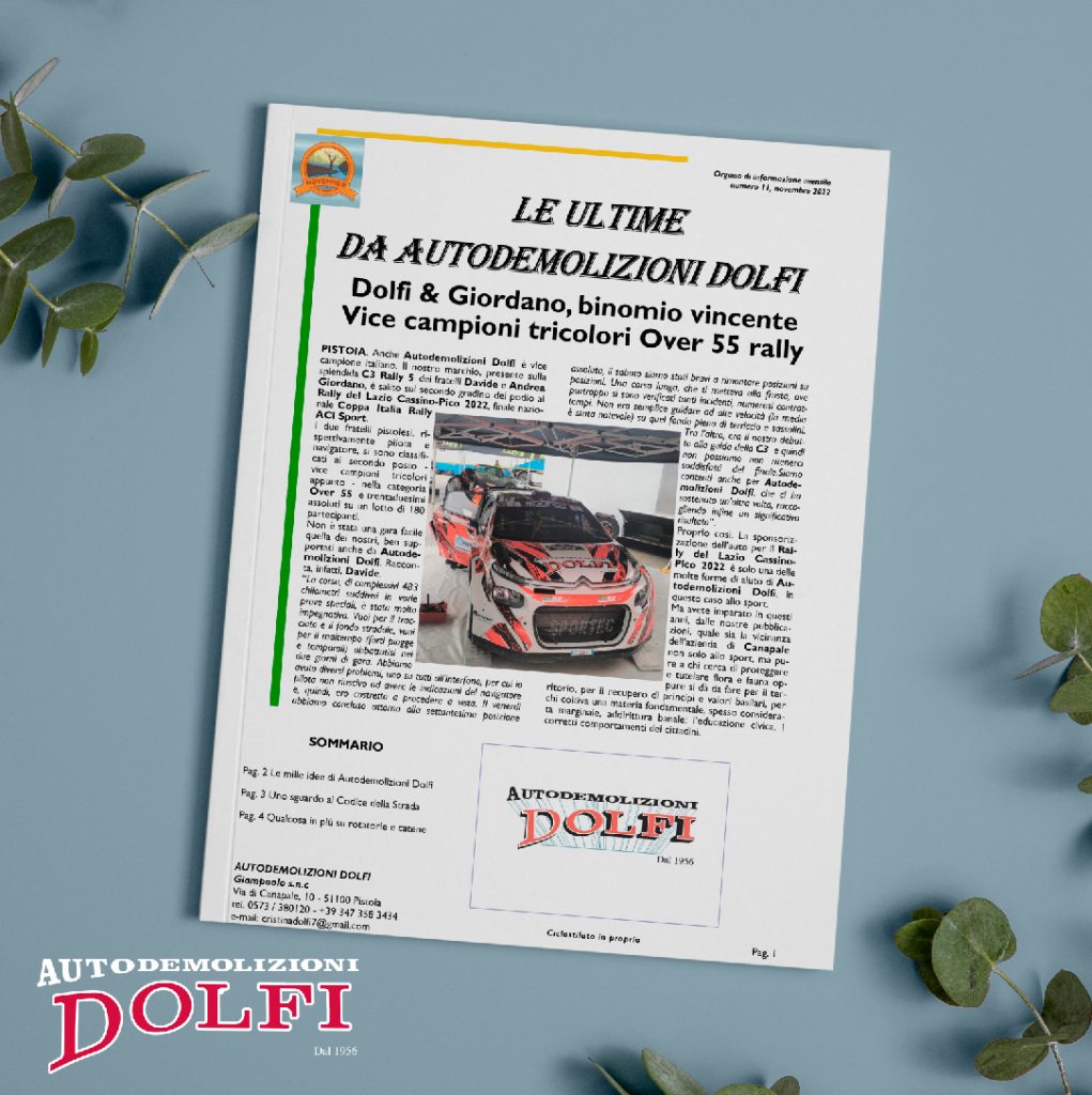 Numero 11/2022: rally, ecosostenibilità e Codice della strada ...